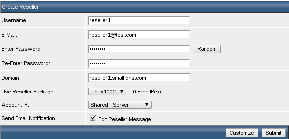 How to Create a Reseller Account in DirectAdmin - IPSERVERONE