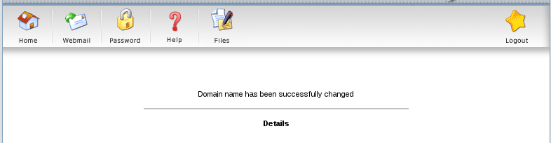 How to change an existing domain name in DirectAdmin - IPSERVERONE