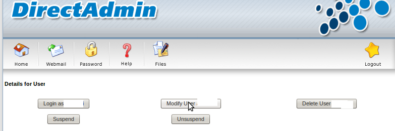 How To Edit User Package On Directadmin Ipserverone 4032
