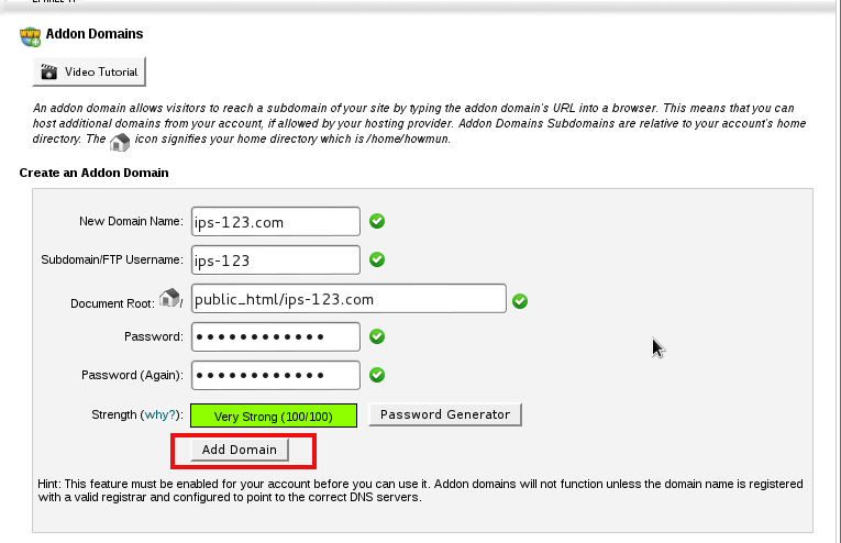 How To Add New Domain In Cpanel Ipserverone