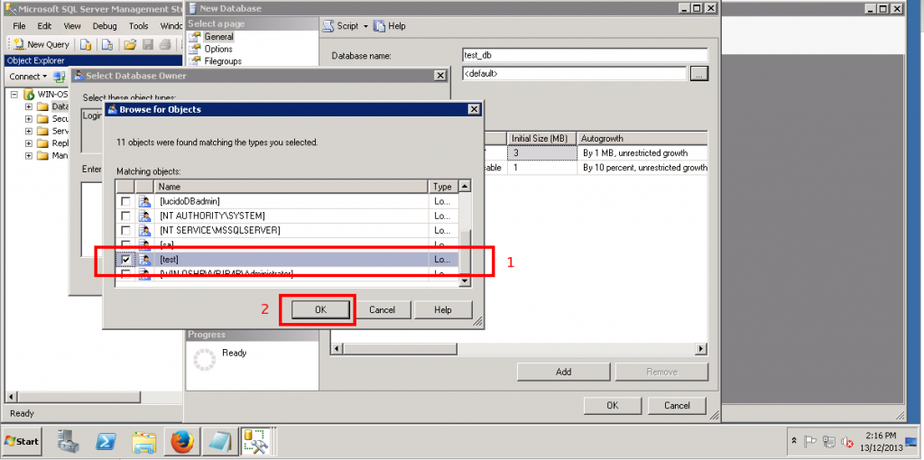 How To Create A New Database With User Login In Mssql Server Management
