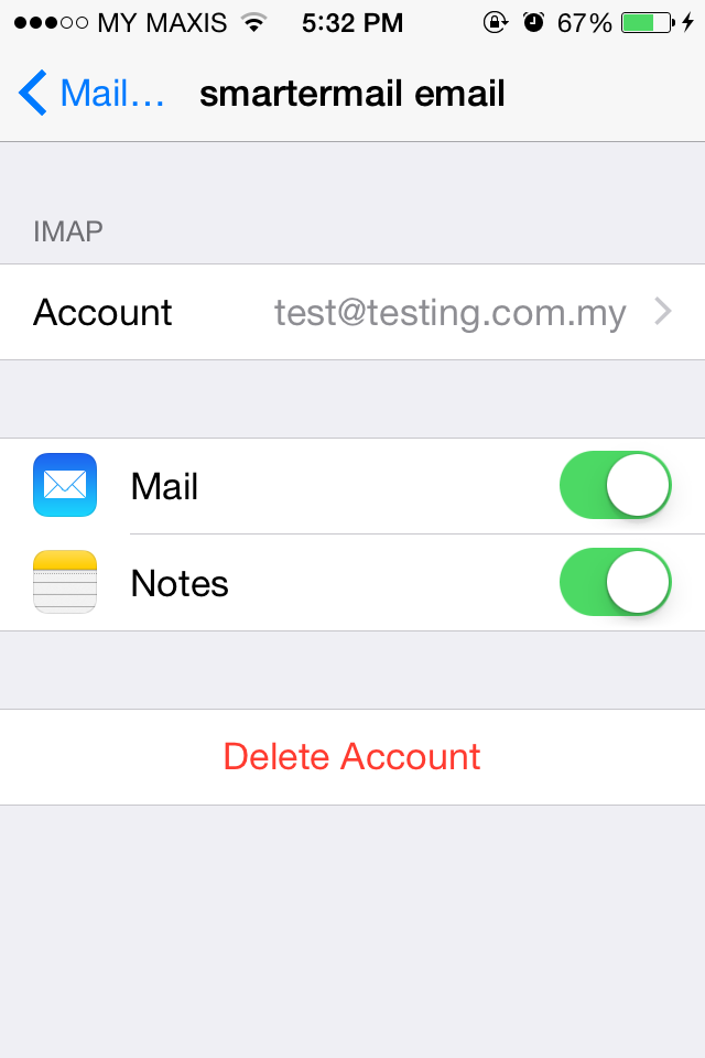 How to configure Smartermail email in iPhone device - IPSERVERONE