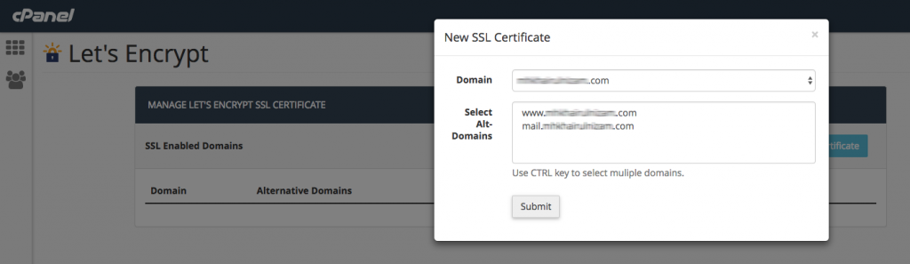 How to install Let’s Encrypt SSL Certificate in cPanel - IPSERVERONE