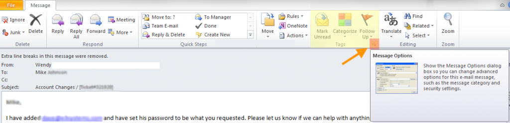 How to get the Email Header in Outlook 2016 - IPSERVERONE