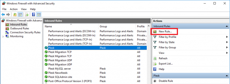 How to Enable New Ports in Windows Firewall - Windows Server 2016 ...