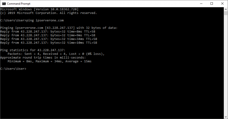 How To Run A Ping Test Ipserverone