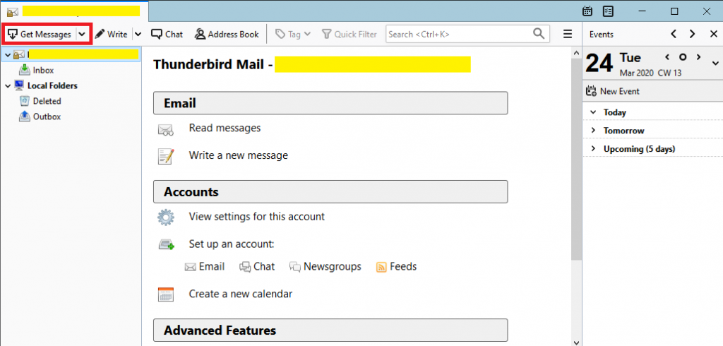 How to Setup Email on Thunderbird – IPSERVERONE