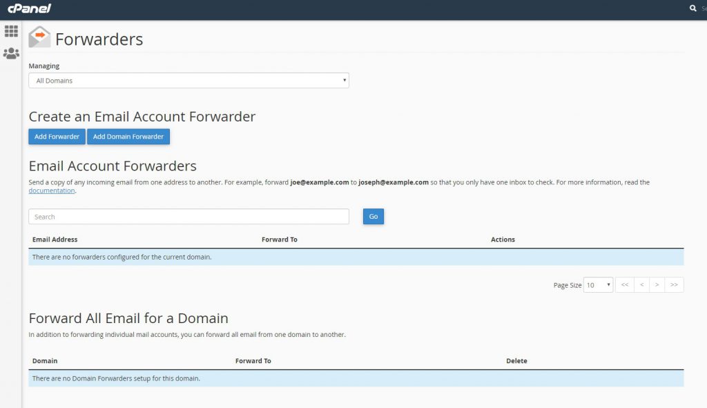 How To Create Email Forwarder In cPanel – IPSERVERONE