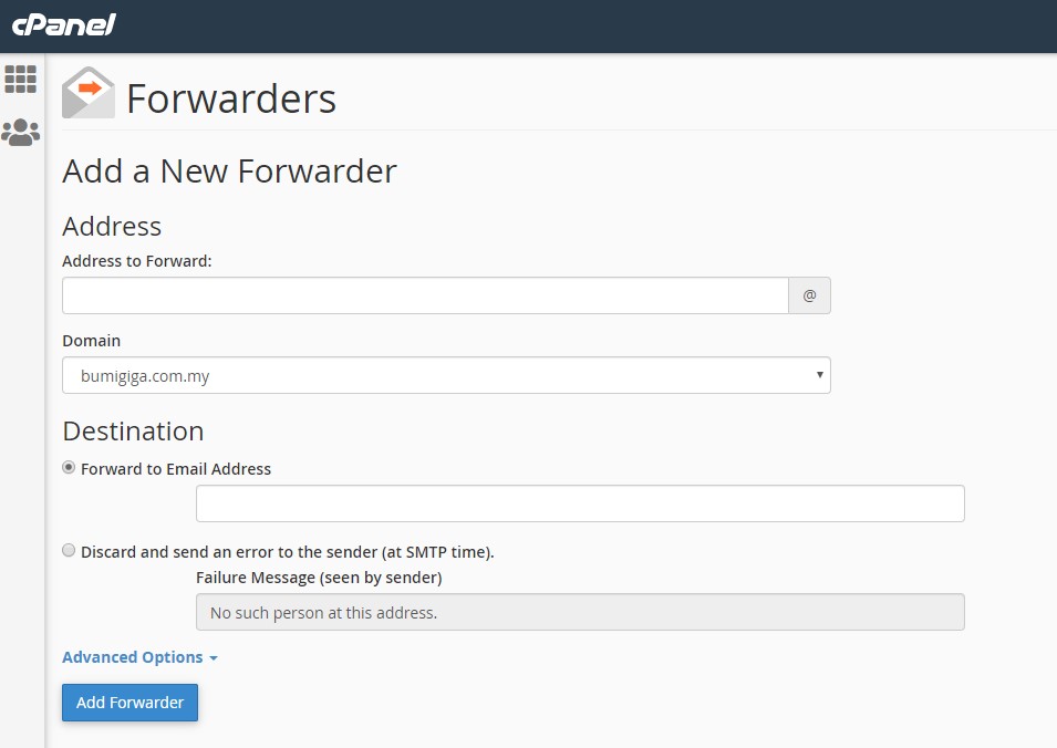 How To Create Email Forwarder In cPanel – IPSERVERONE