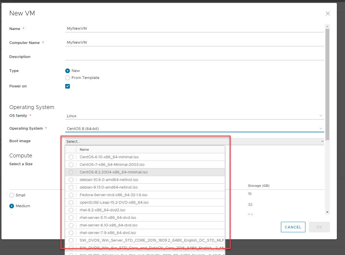 How to deploy a VM and install OS using my own uploaded ISO file ...