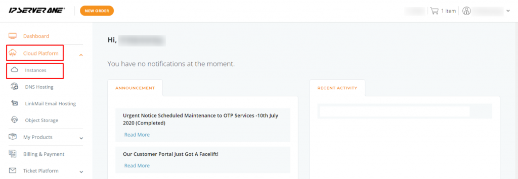 How To Launch Cloud Instance From Volume – IPSERVERONE