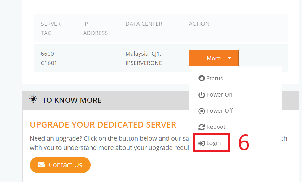 How To Access Dedicated Server Using IPMI Login On Customer Portal - IPSERVERONE