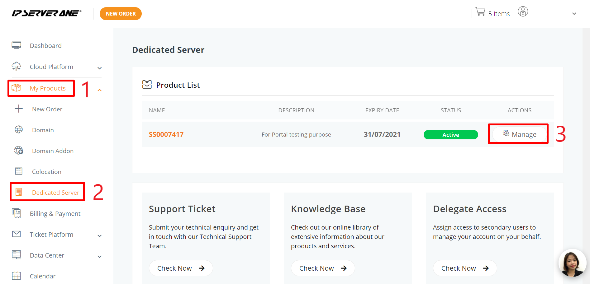 How To Access Dedicated Server Using IPMI Login On Customer Portal - IPSERVERONE