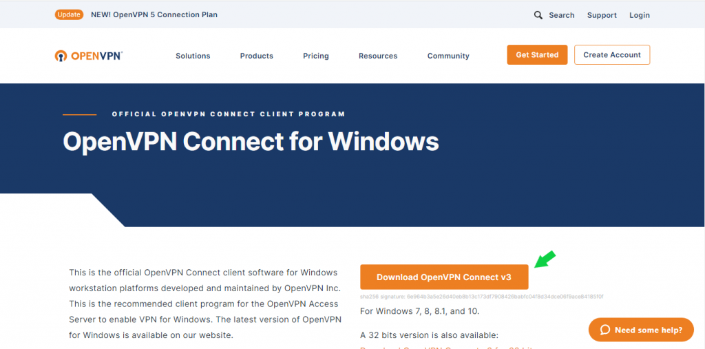 Setup OpenVPN on Window OS - IPSERVERONE