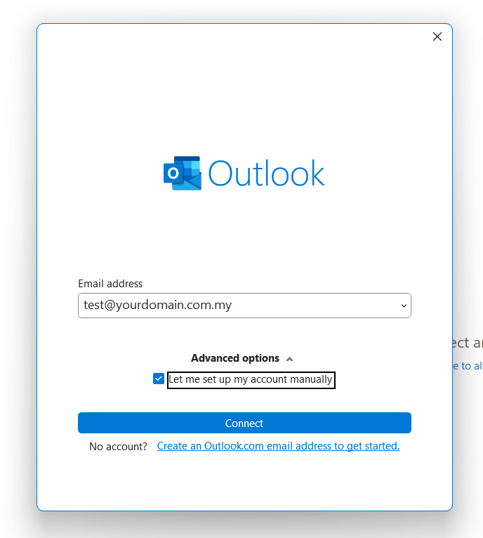 Setup New Email Account On Outlook 2019 - IPSERVERONE