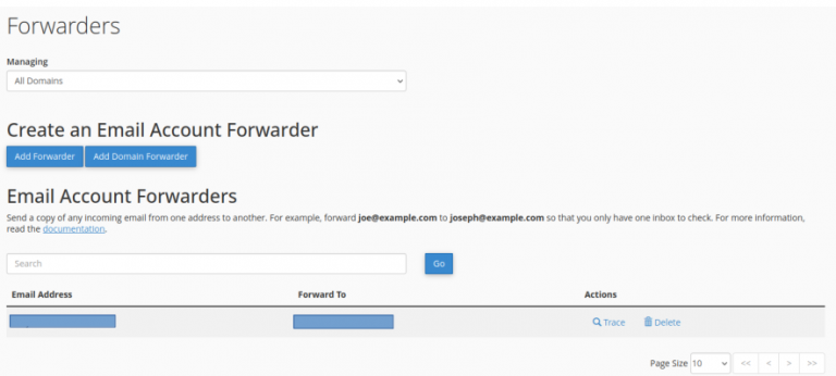 How to Create Email Forwarder in cPanel - IPSERVERONE
