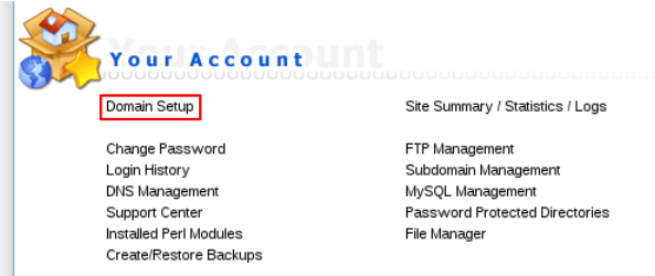 How to change an existing domain name in DirectAdmin - IPSERVERONE