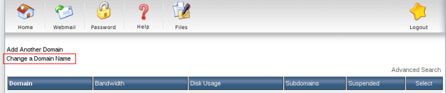 How to change an existing domain name in DirectAdmin - IPSERVERONE