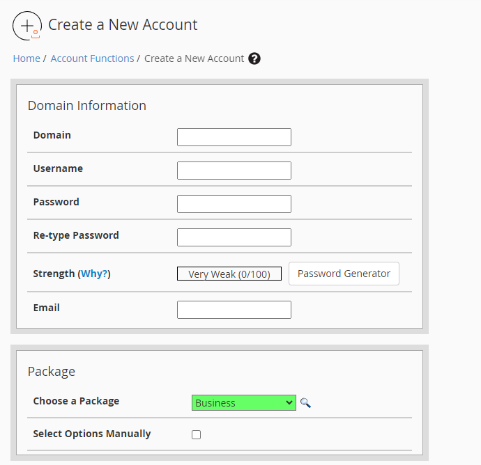 How to Create a New User in WHM (cPanel) - IPSERVERONE