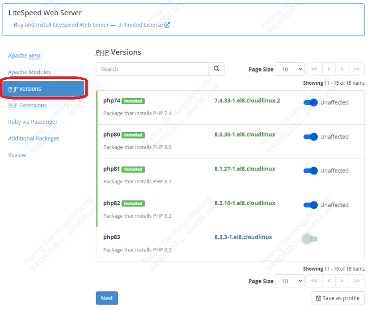 How To Install A New Php Version In Whm Cpanel Ipserverone