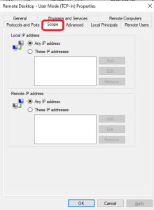 How to restrict RDP Access to specific IP Addresses on Windows Server - IPSERVERONE