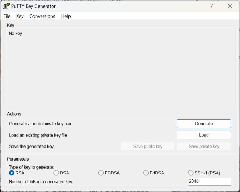 How to convert a PEM file to PPK Using PuTTYgen - IPSERVERONE