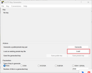 How to convert a PEM file to PPK Using PuTTYgen - IPSERVERONE
