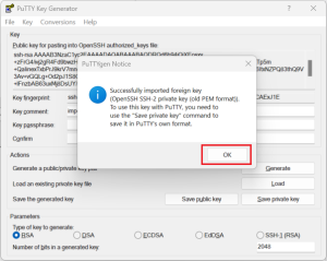 How to convert a PEM file to PPK Using PuTTYgen - IPSERVERONE