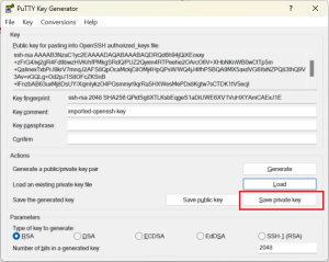 How to convert a PEM file to PPK Using PuTTYgen - IPSERVERONE