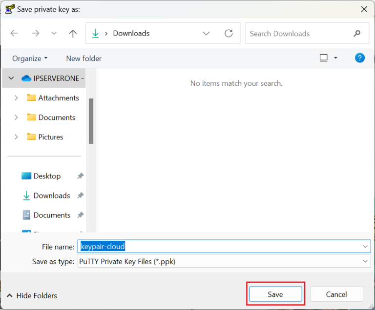 How to convert a PEM file to PPK Using PuTTYgen - IPSERVERONE