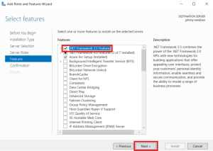 How to enable .NET Framework 3.5 using Server Manager in Windows Server ...