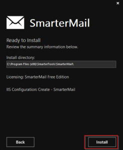 How to install Smartermail Mail Server - IPSERVERONE