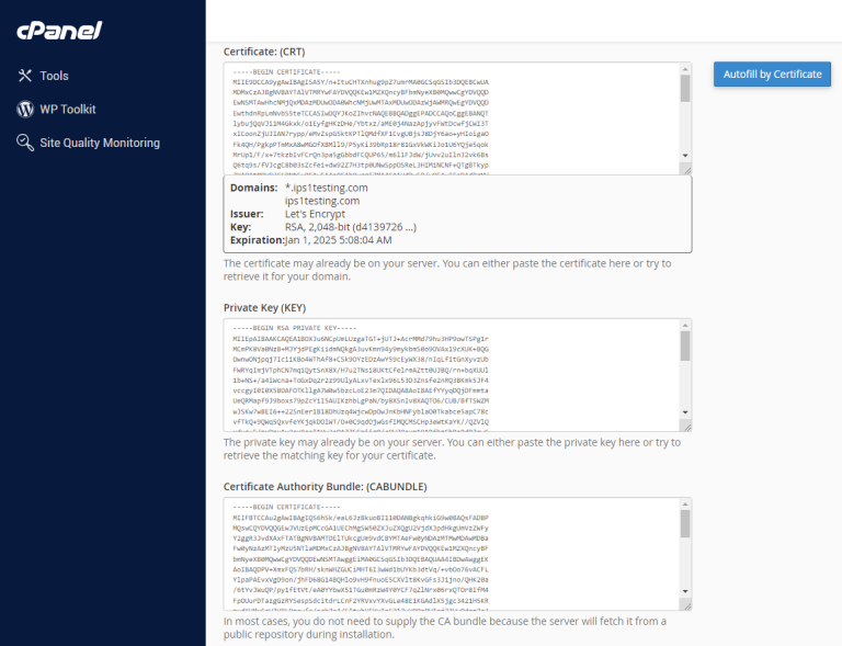 How To Export Ssl Certificate In Cpanel Ipserverone