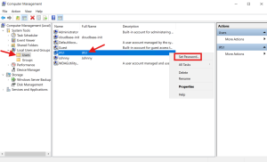 How to change a User's Password in Windows Server - IPSERVERONE