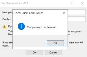 How to change a User's Password in Windows Server - IPSERVERONE