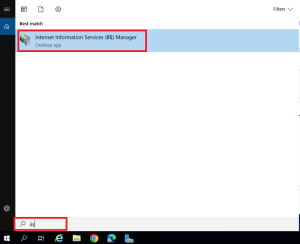 Managing an existing website in IIS - IPSERVERONE