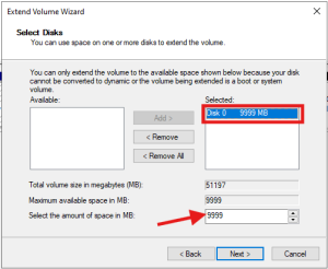 How to extend partition for Windows Server - IPSERVERONE