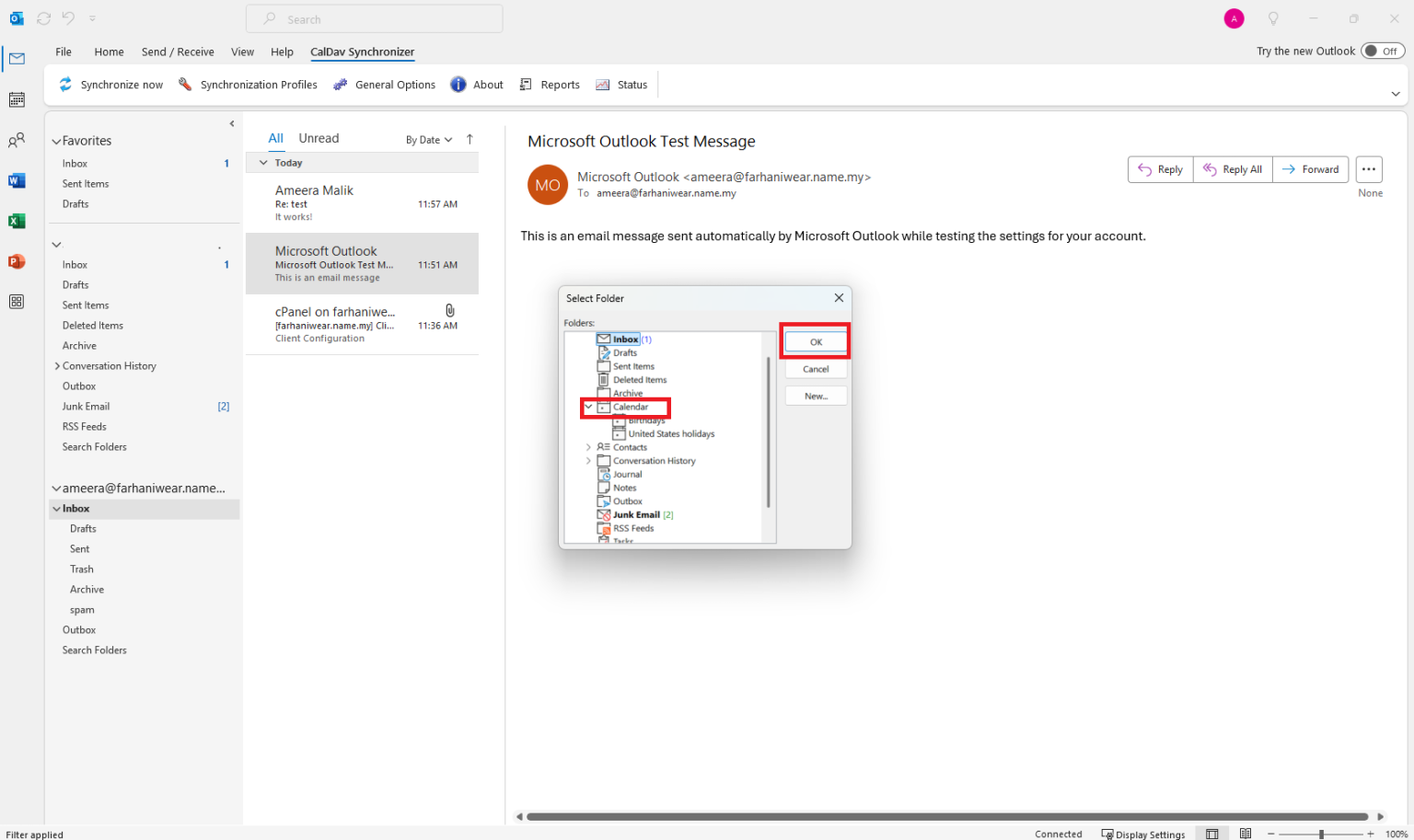 How to Sync Calendar and Contacts on Outlook by CalDAV and CardDav from ...