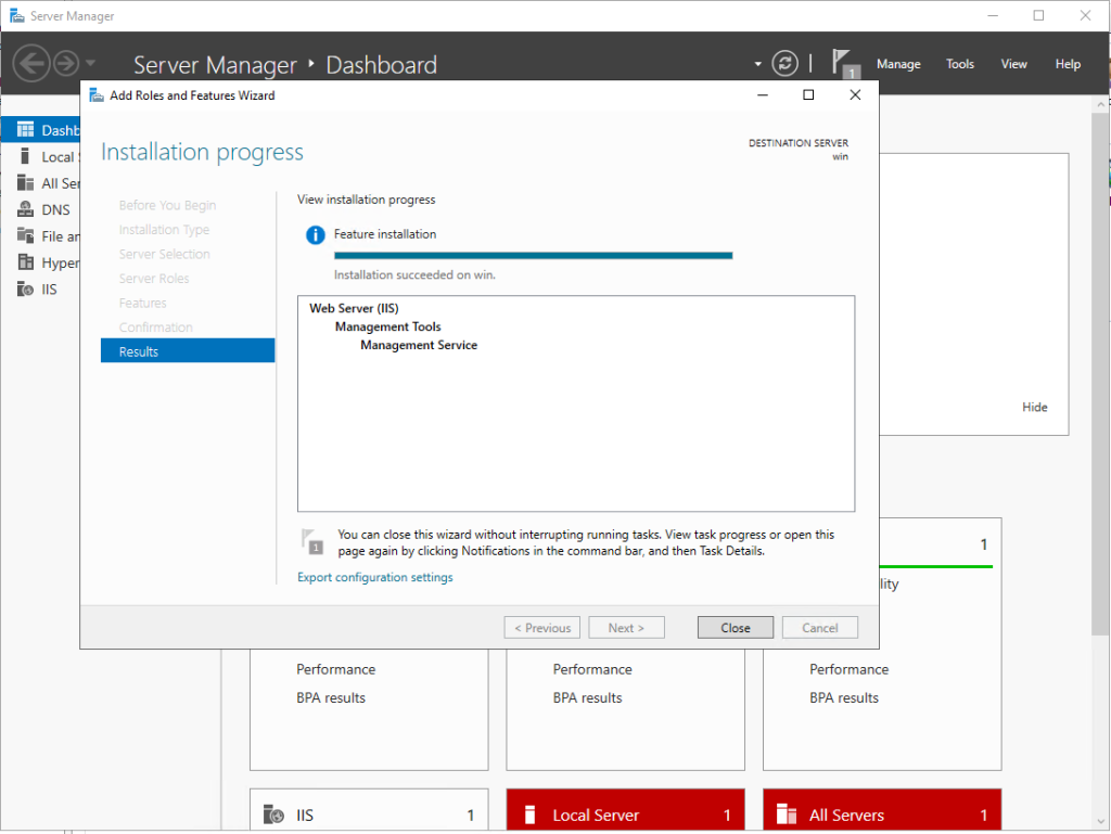 How to connect to a site in Information Services (IIS) as a normal user on Windows Server ...