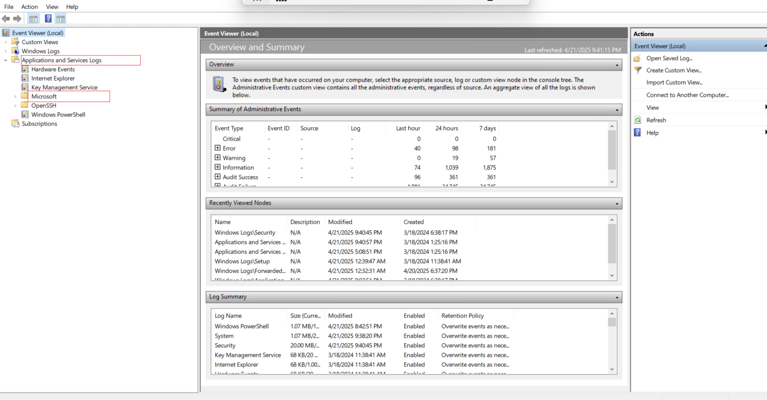 How to Check RDP Windows Server Connection Logs - IPSERVERONE