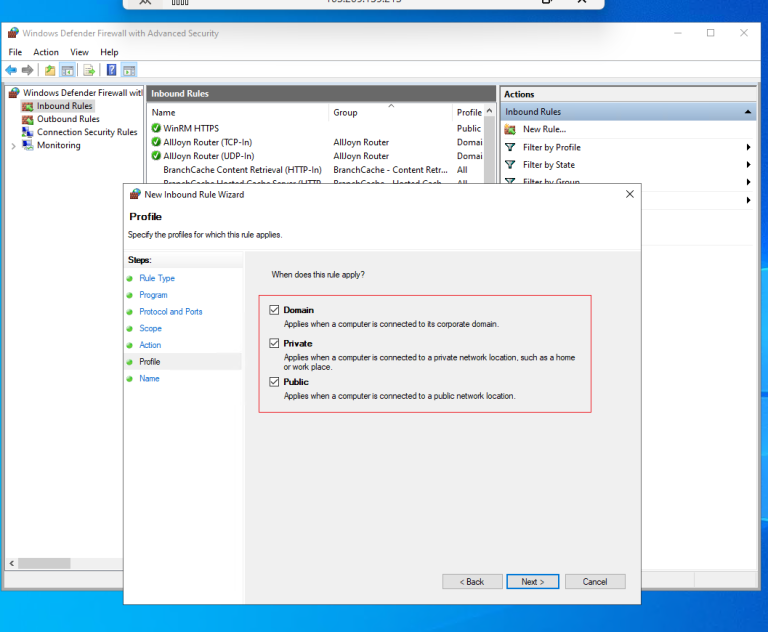 Blocking IP Addresses Using Windows Firewall - IPSERVERONE