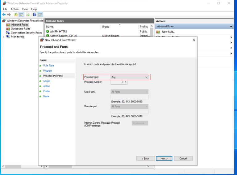 Blocking IP Addresses Using Windows Firewall - IPSERVERONE