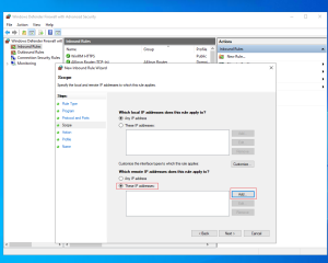 Blocking IP Addresses Using Windows Firewall - IPSERVERONE