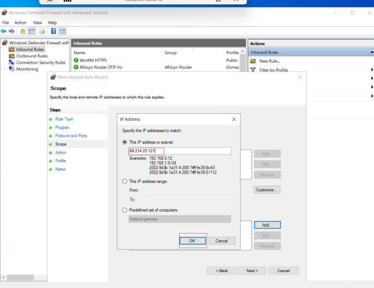 Blocking Ip Addresses Using Windows Firewall Ipserverone