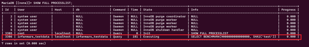How to check current running SQL queries - IPSERVERONE How to check current running SQL queries - IPSERVERONE