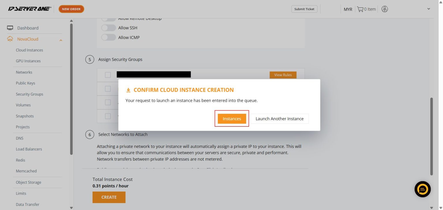 How to Create MSSQL with Create Instance from One-Click Application in ...
